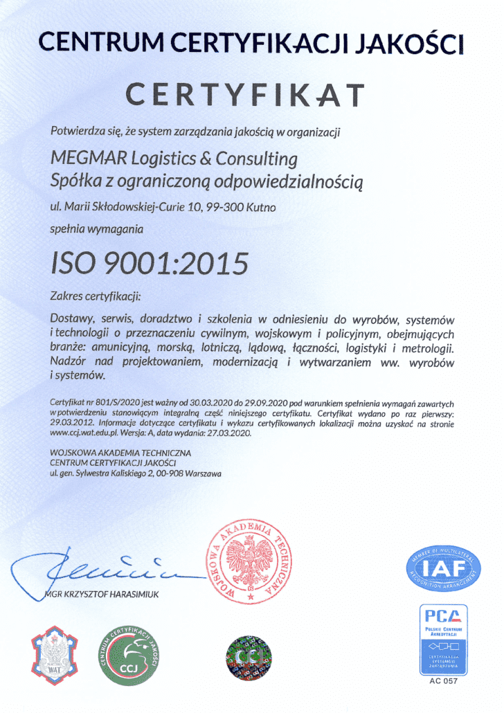 2020-03-27-ISO-Megmar SP1 - Megmar L&C